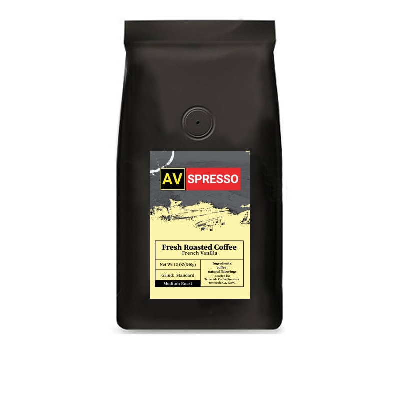 vanilla roasted coffee beans