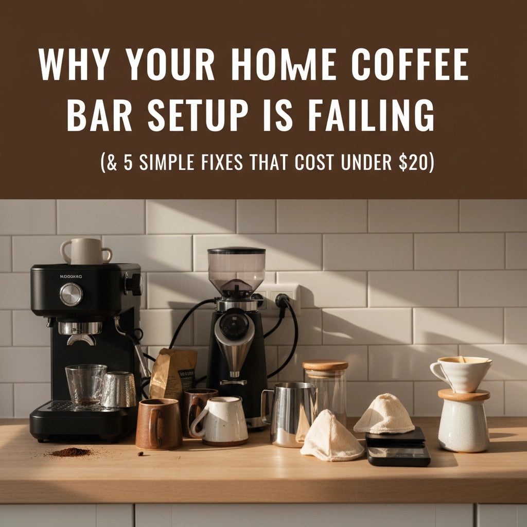 Why Your Home Coffee Bar Setup Is Failing (And 5 Simple Fixes That Cos